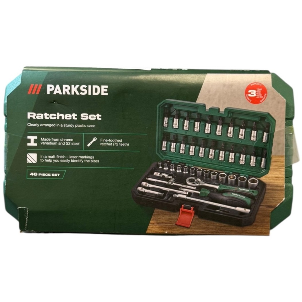 New New: Parkside Ratchet Set - 46PC - Own4Less